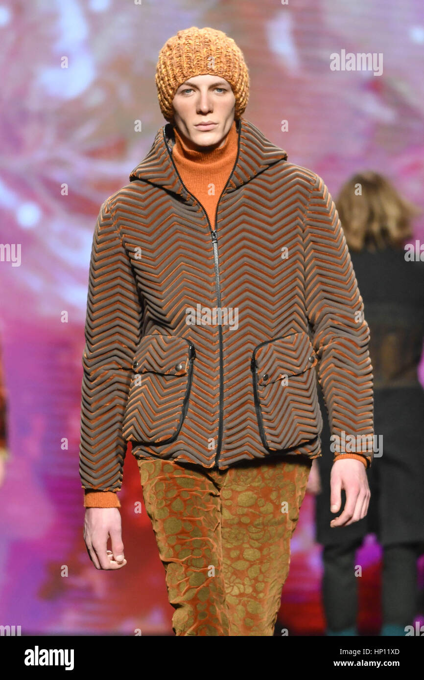 Milan Fashion Week Men's - ETRO - Catwalk Featuring: Model Where: Milan ...