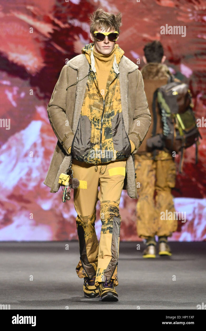 Milan Fashion Week Men's - ETRO - Catwalk Featuring: Model Where: Milan ...