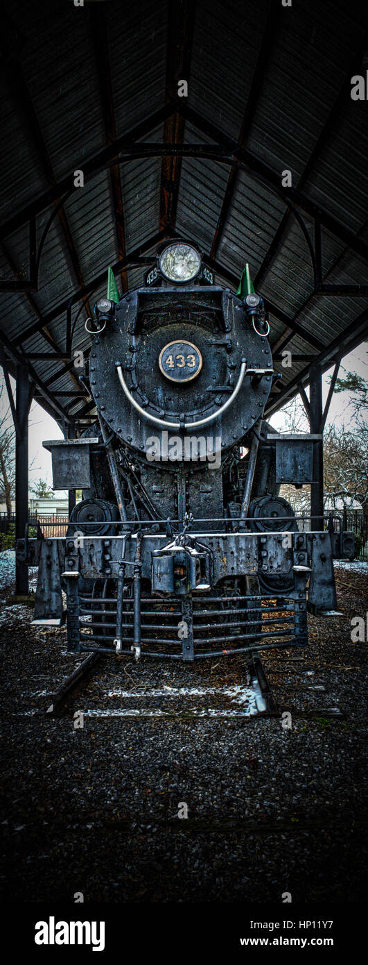 Historic antique steam locomotive Stock Photo - Alamy