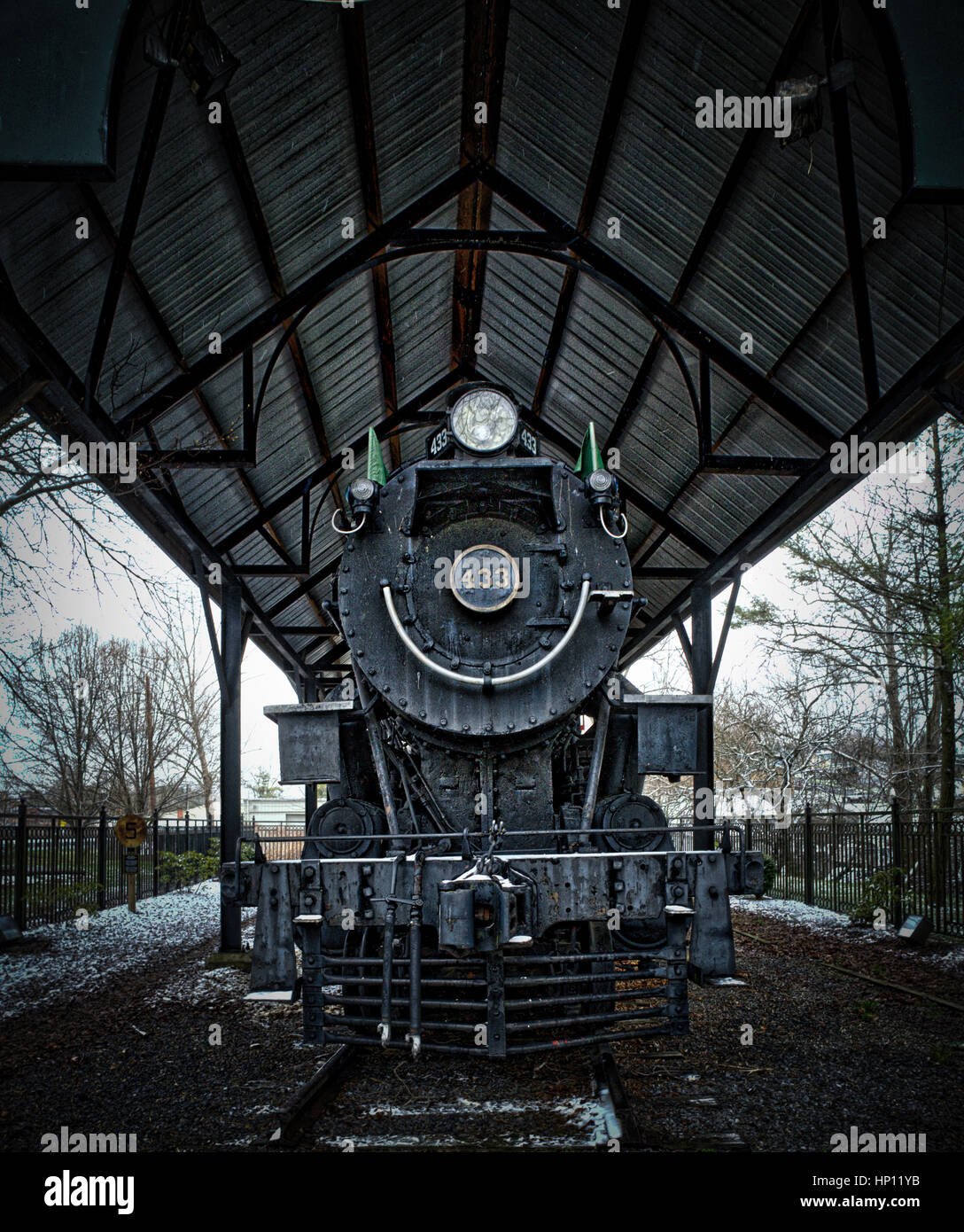 Historic antique steam locomotive Stock Photo - Alamy