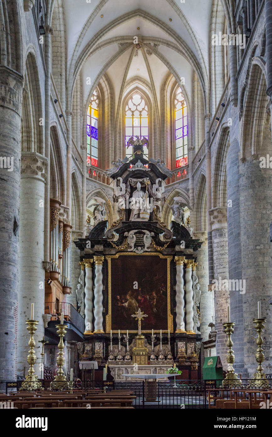 Saint Nicholas Church Ghent Stock Photo - Alamy