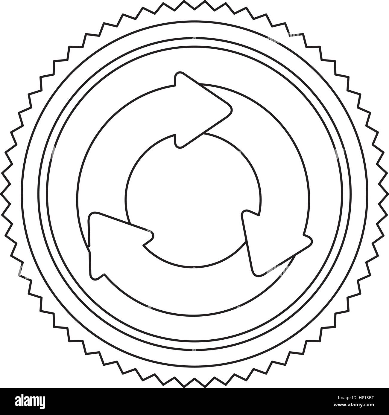 Circular Recycling Symbol