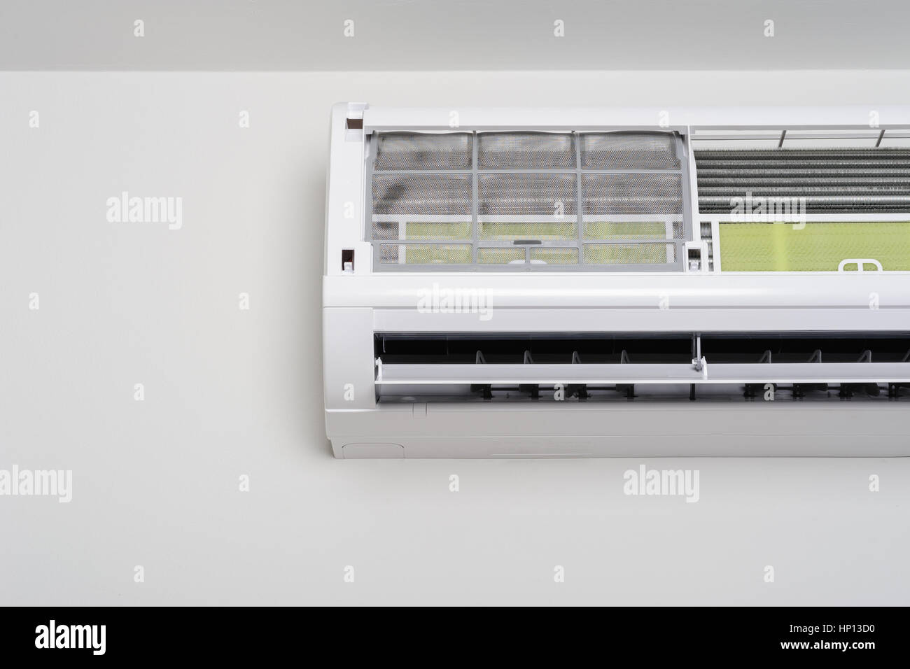 closeup filter of wall type air conditioner Stock Photo - Alamy