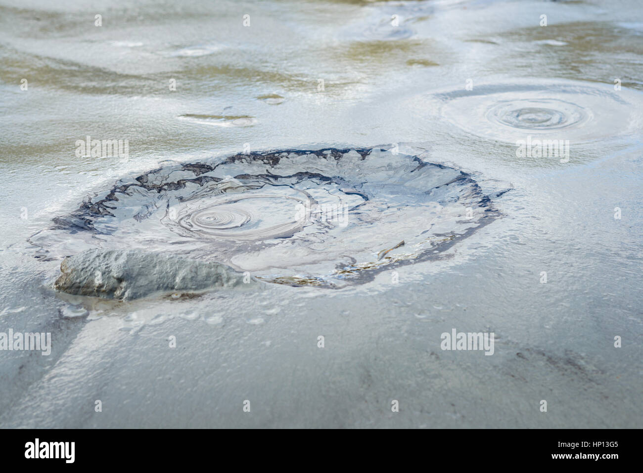 Mud volcano, Sakhalin, Russia Stock Photo - Alamy