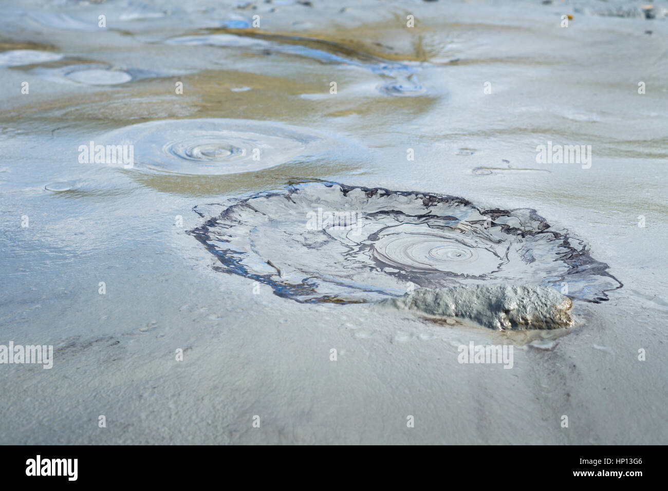 Mud volcano, Sakhalin, Russia Stock Photo - Alamy
