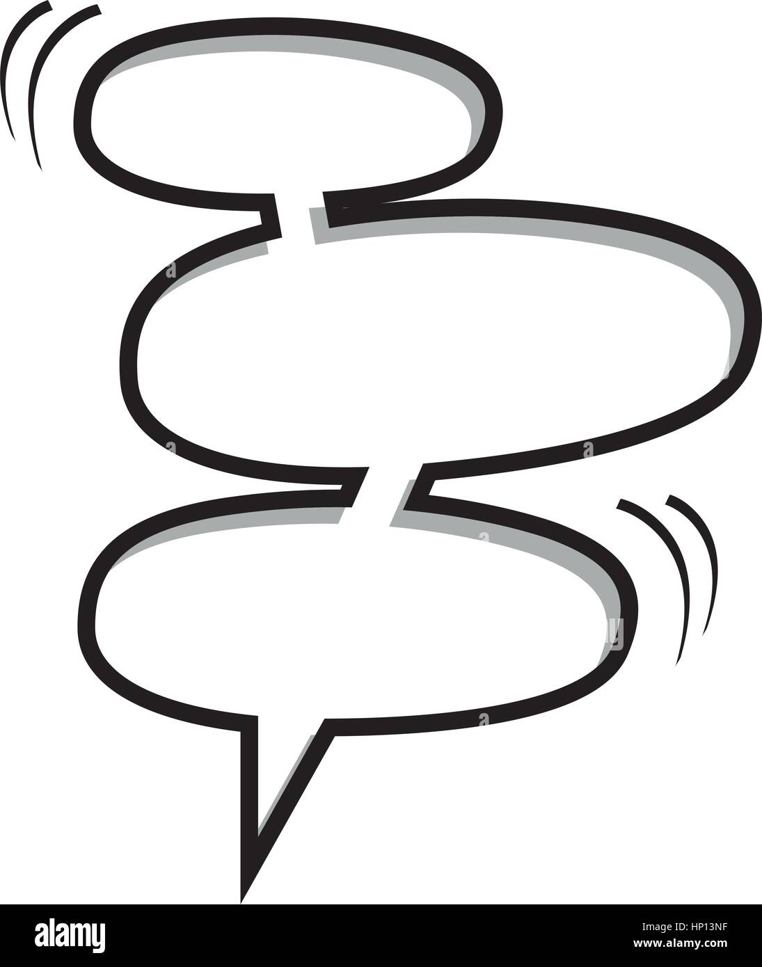 monochrome silhouette set collection oval shape dialog box vector ...