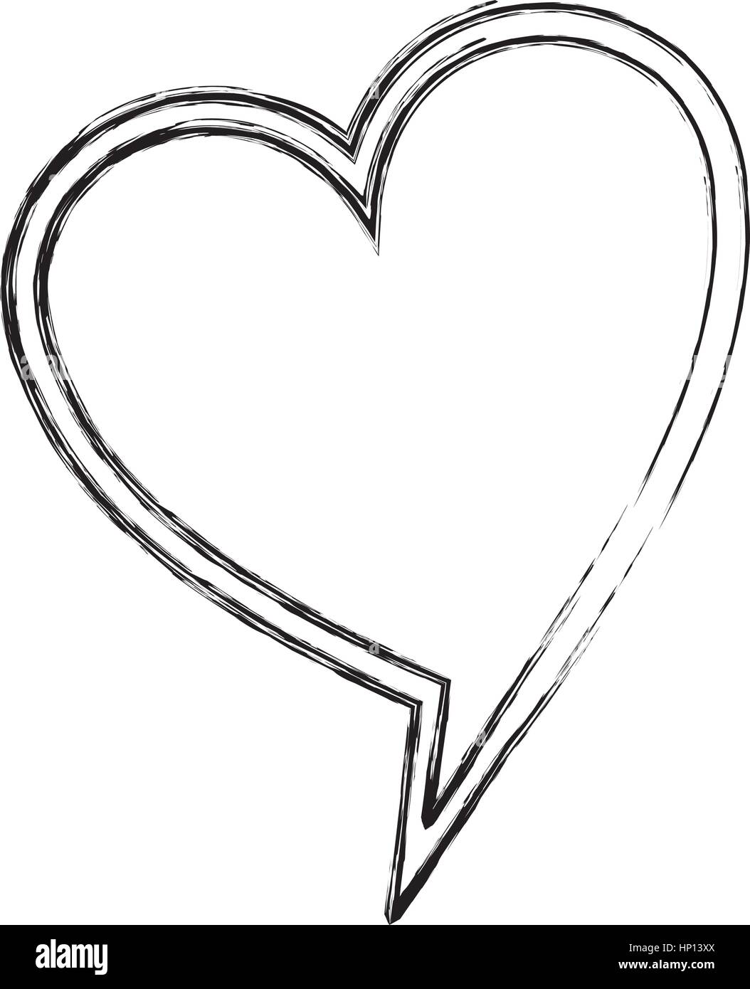 Blurred silhouette heart shape callout hi-res stock photography and ...