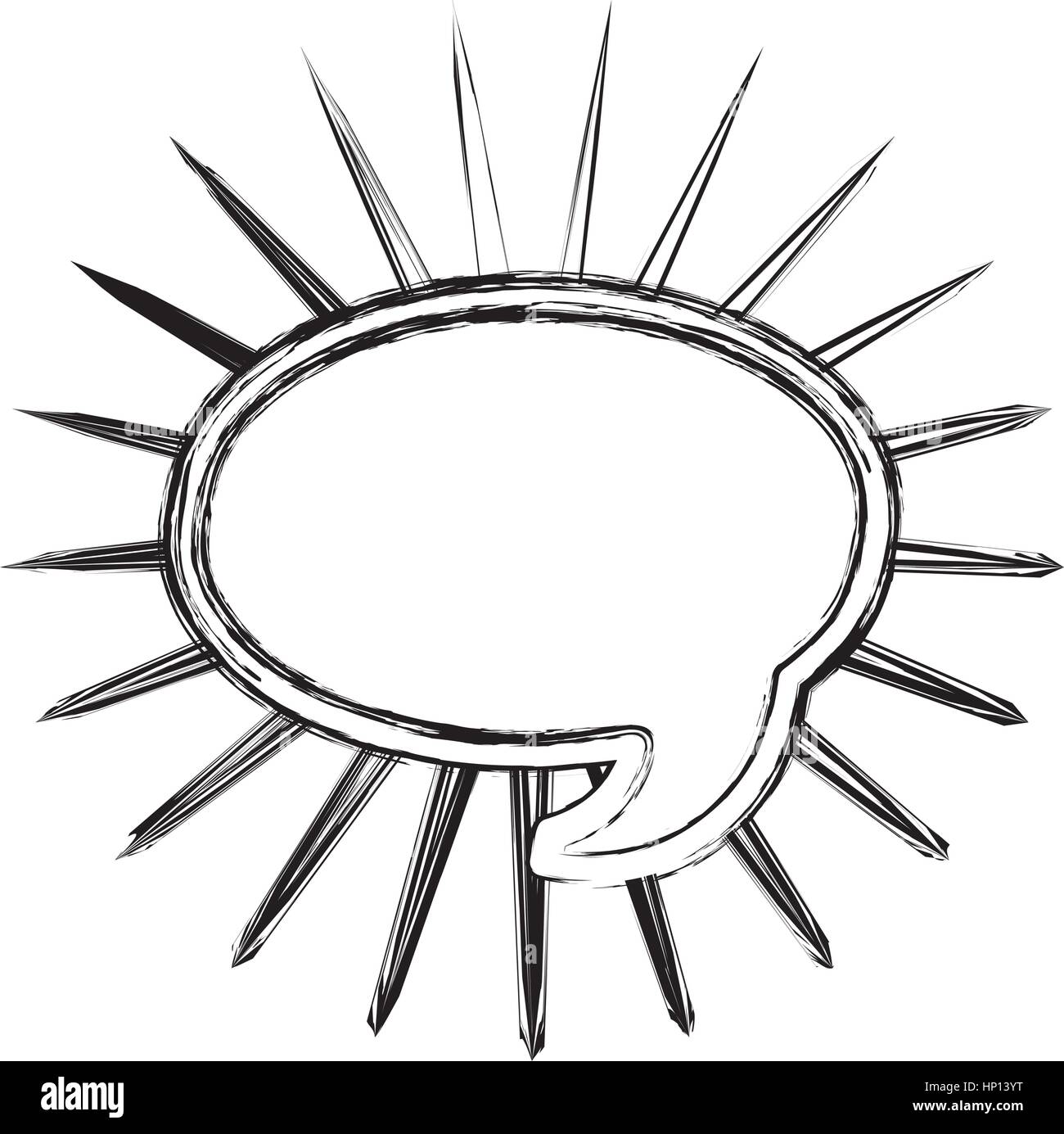 blurred silhouette oval shape dialog box with lines around vector ...