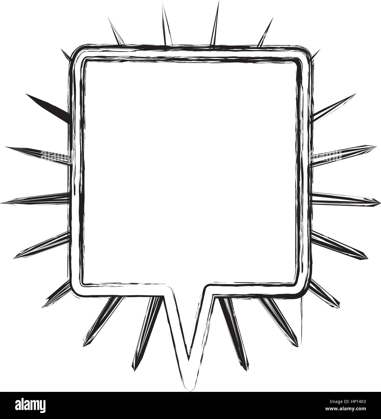 Blurred silhouette square shape dialog High Resolution Stock ...