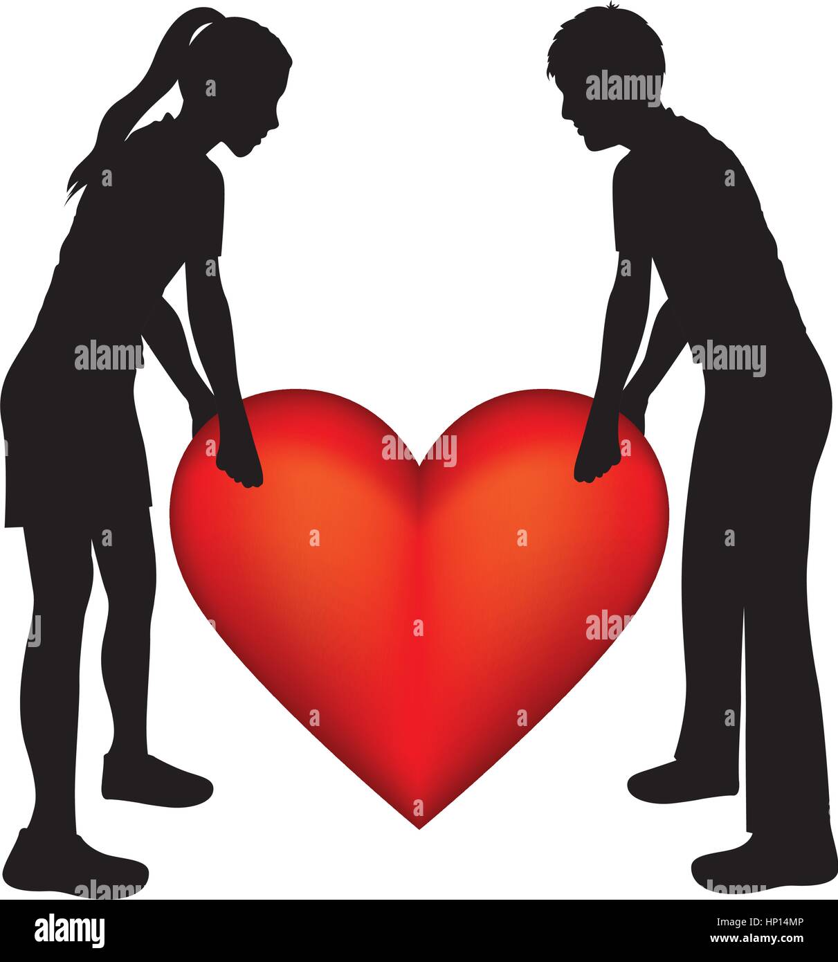people in love couple icon, vector illustration image Stock Vector ...