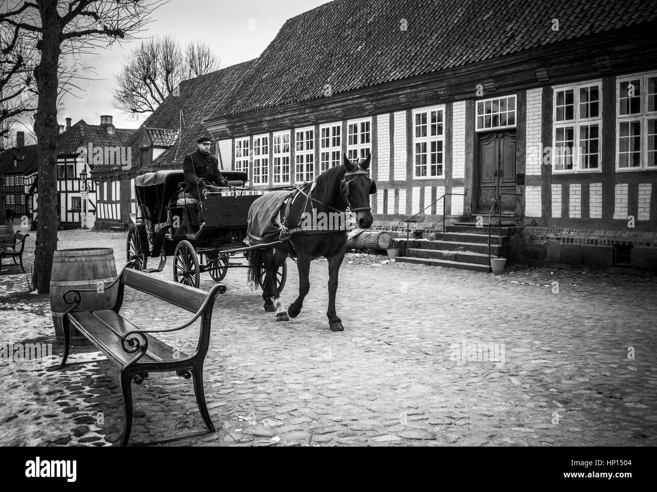 The old town. Shot in Denmark Stock Photo - Alamy