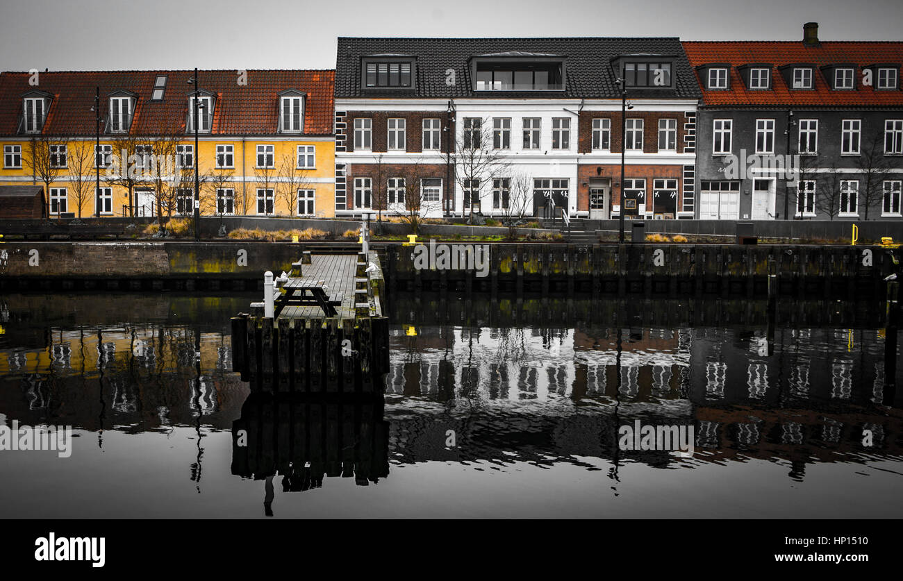 The old town. Shot in Denmark Stock Photo - Alamy