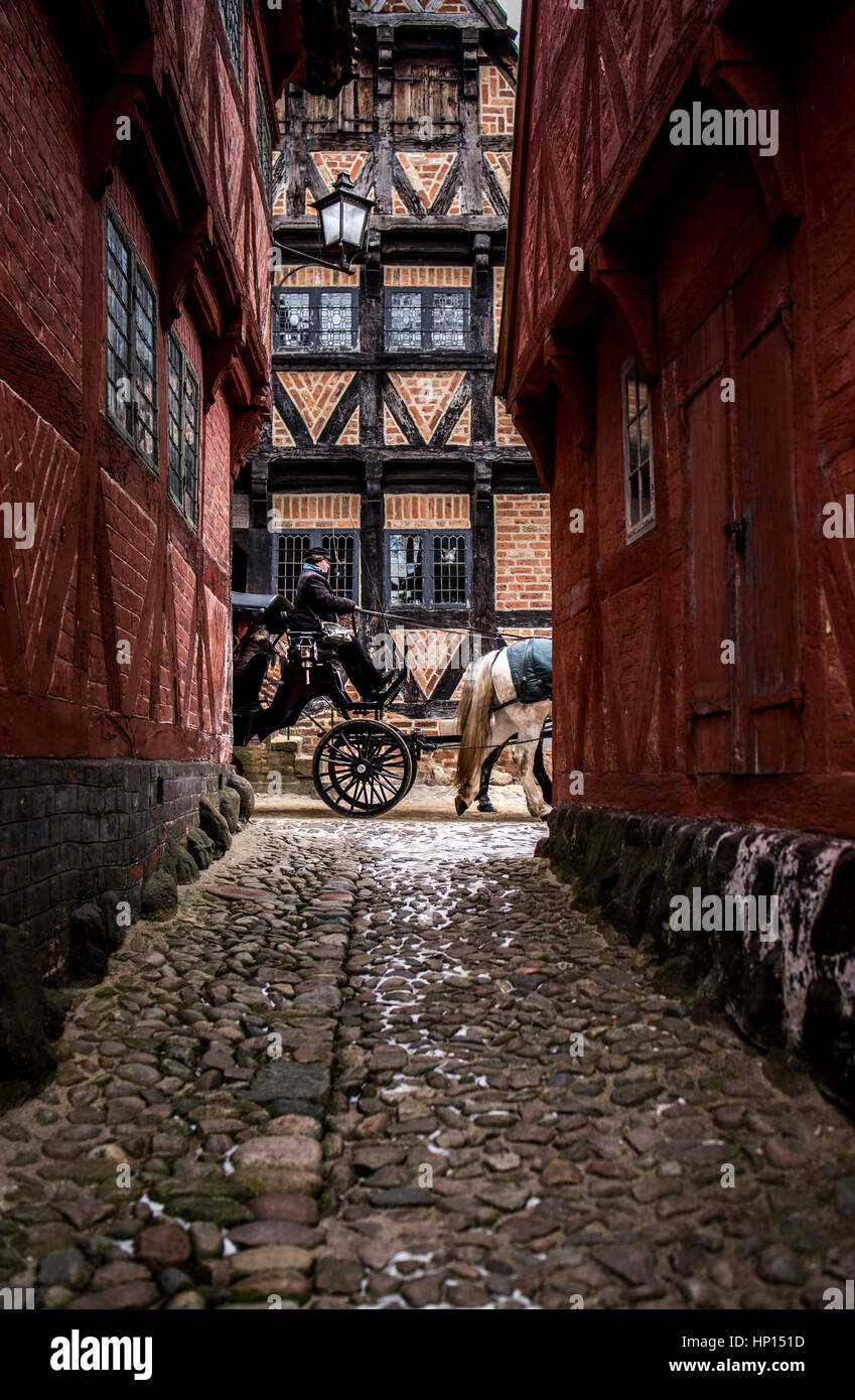 The old town. Shot in Denmark Stock Photo - Alamy