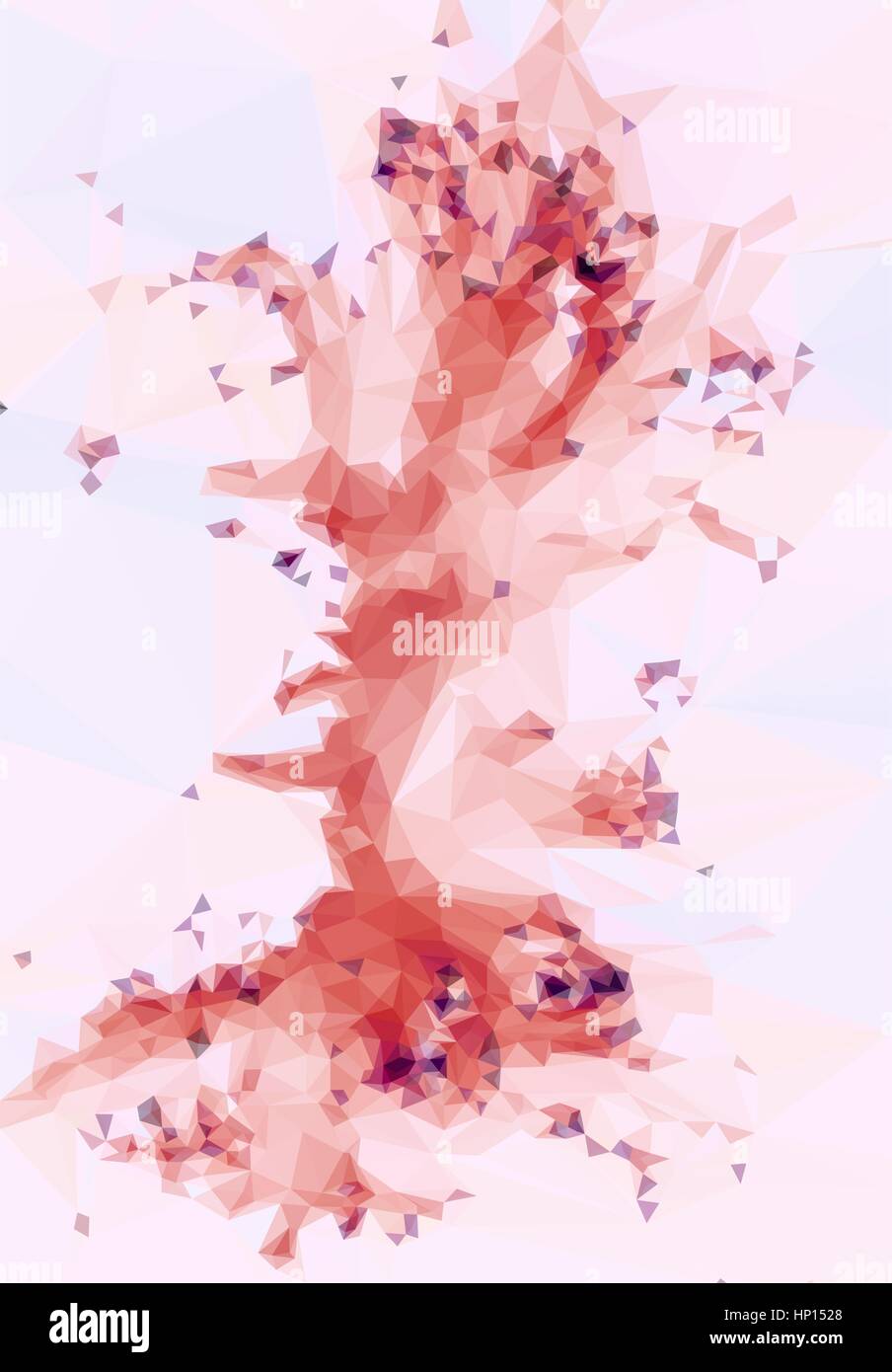 Abstract Low Poly Background Stock Vector Image & Art - Alamy