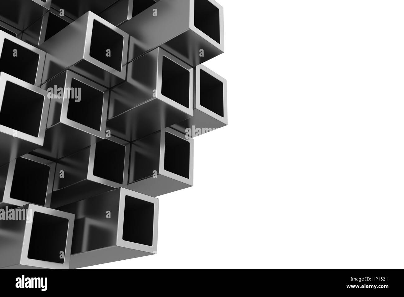 Metal pipe. isolated on white background Stock Photo - Alamy