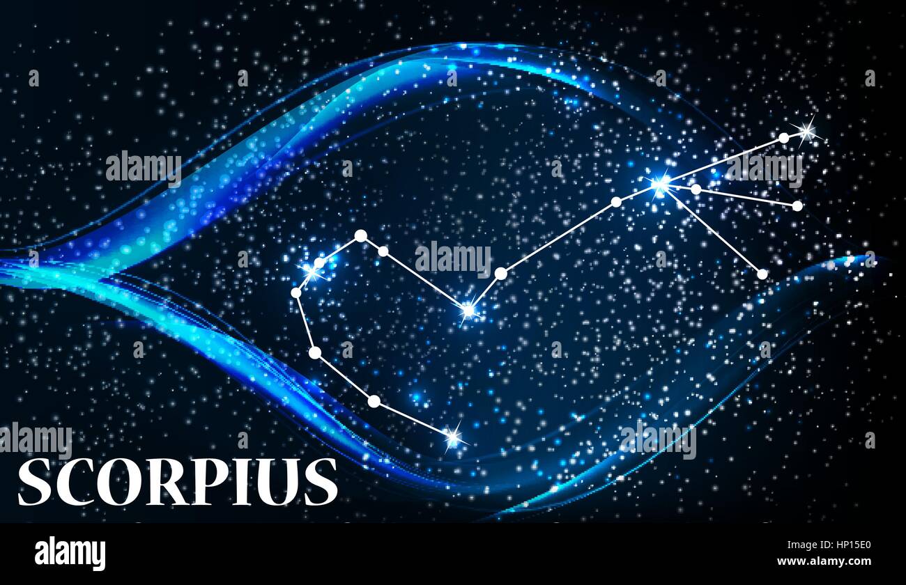 Symbol Scorpius Zodiac Sign. Vector Illustration EPS10 Stock Vector ...