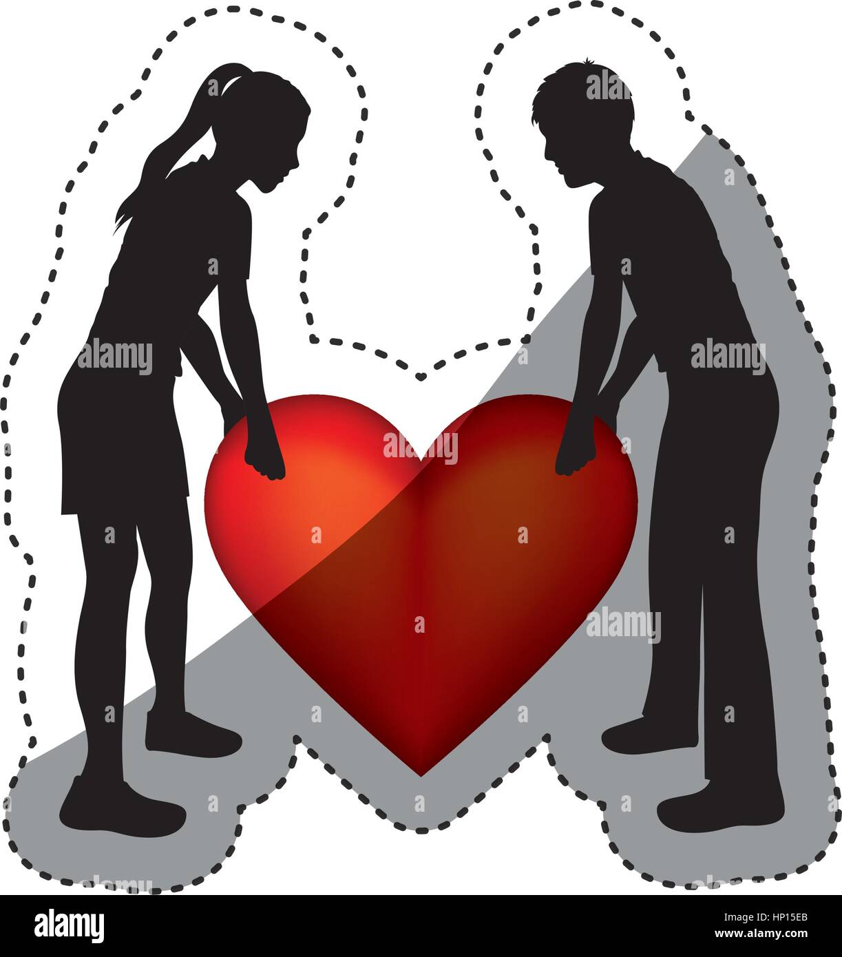 people in love couple icon Stock Vector Image & Art - Alamy