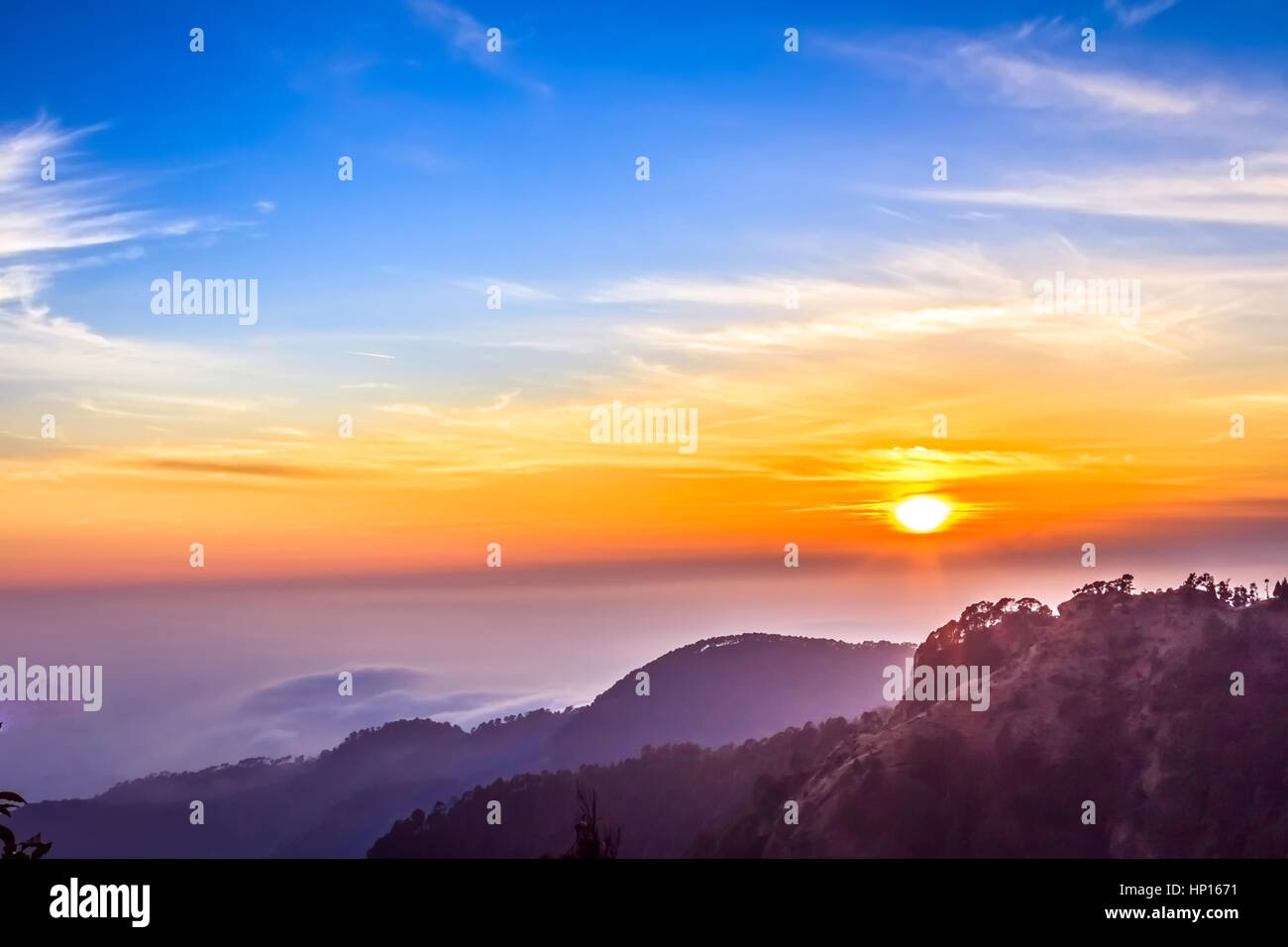 Awesome sunset hi-res stock photography and images - Alamy