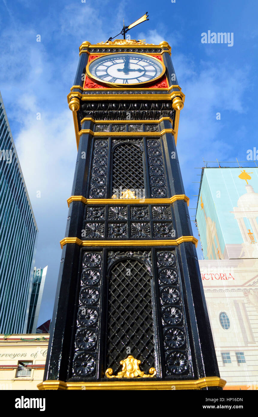 London, UK, 17/02/2017, Restored "Little Ben" at Victoria as part of ...