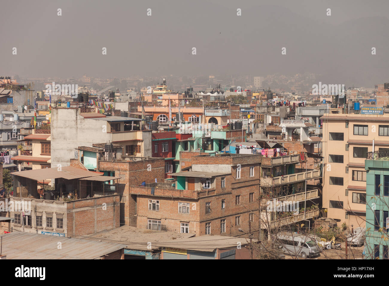 Smog and pollution over kathmandu hi-res stock photography and images - Alamy