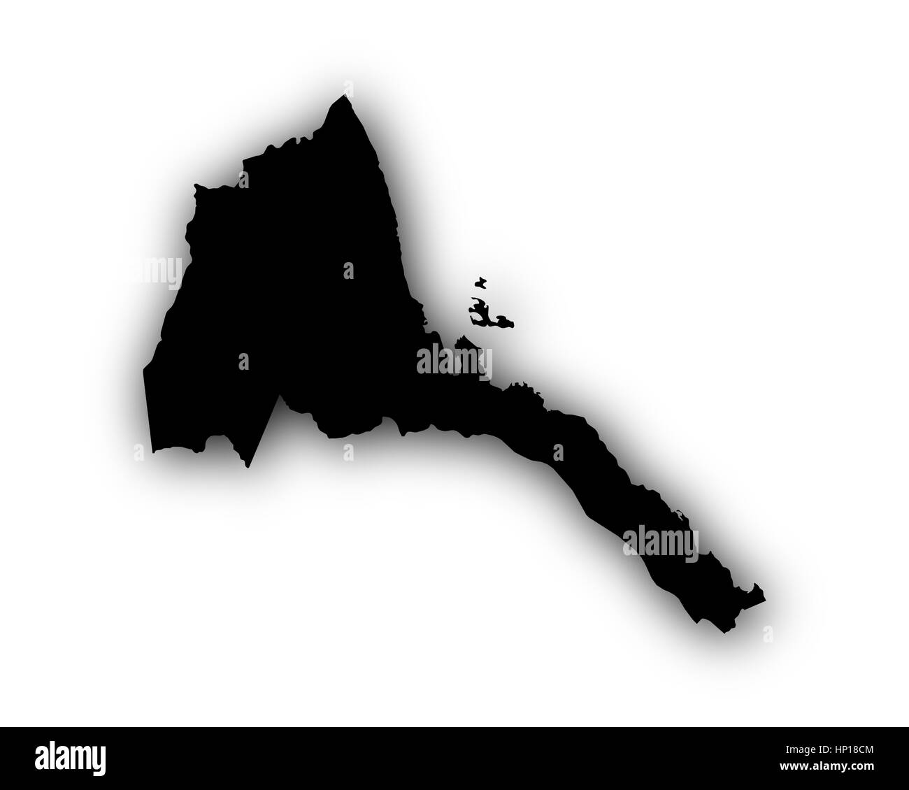 eritrea map color page