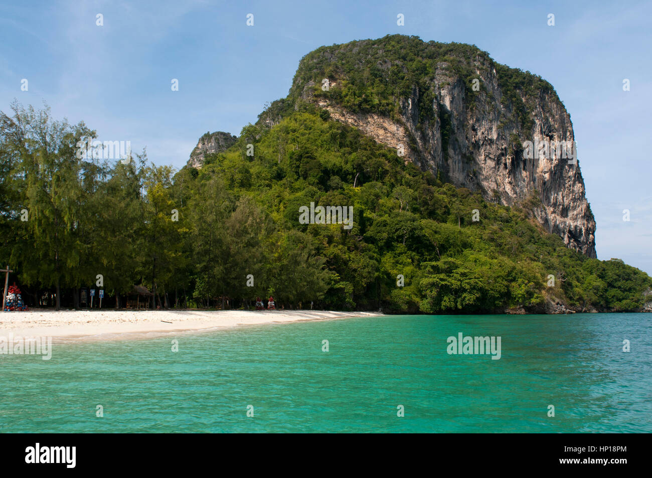 Beach at Koh Poda Islands in the Andaman Sea, Thailand. Ko Poda is an ...