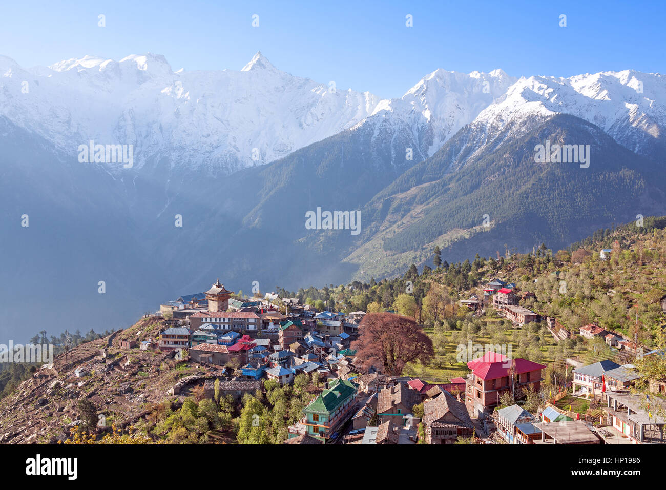 Kalpa himachal pradesh hi-res stock photography and images - Alamy