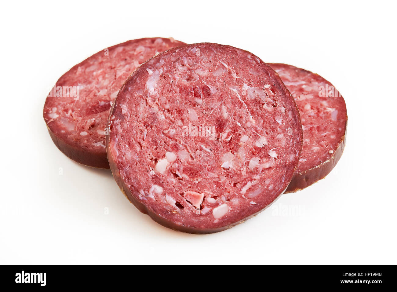 Slice sucuk sujuk sausage hi-res stock photography and images - Alamy