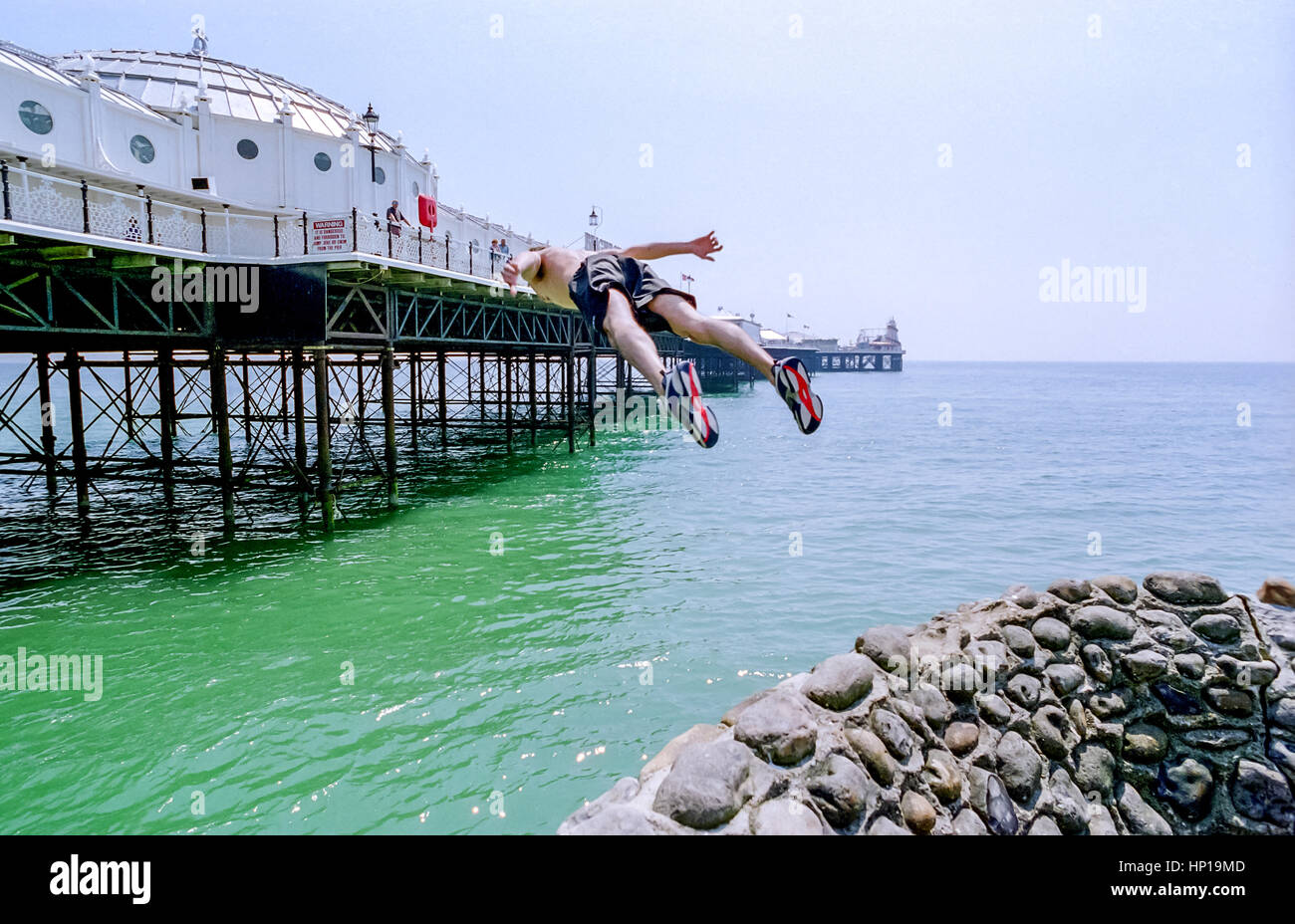 In and around Palace Pier in Brighton Stock Photo - Alamy