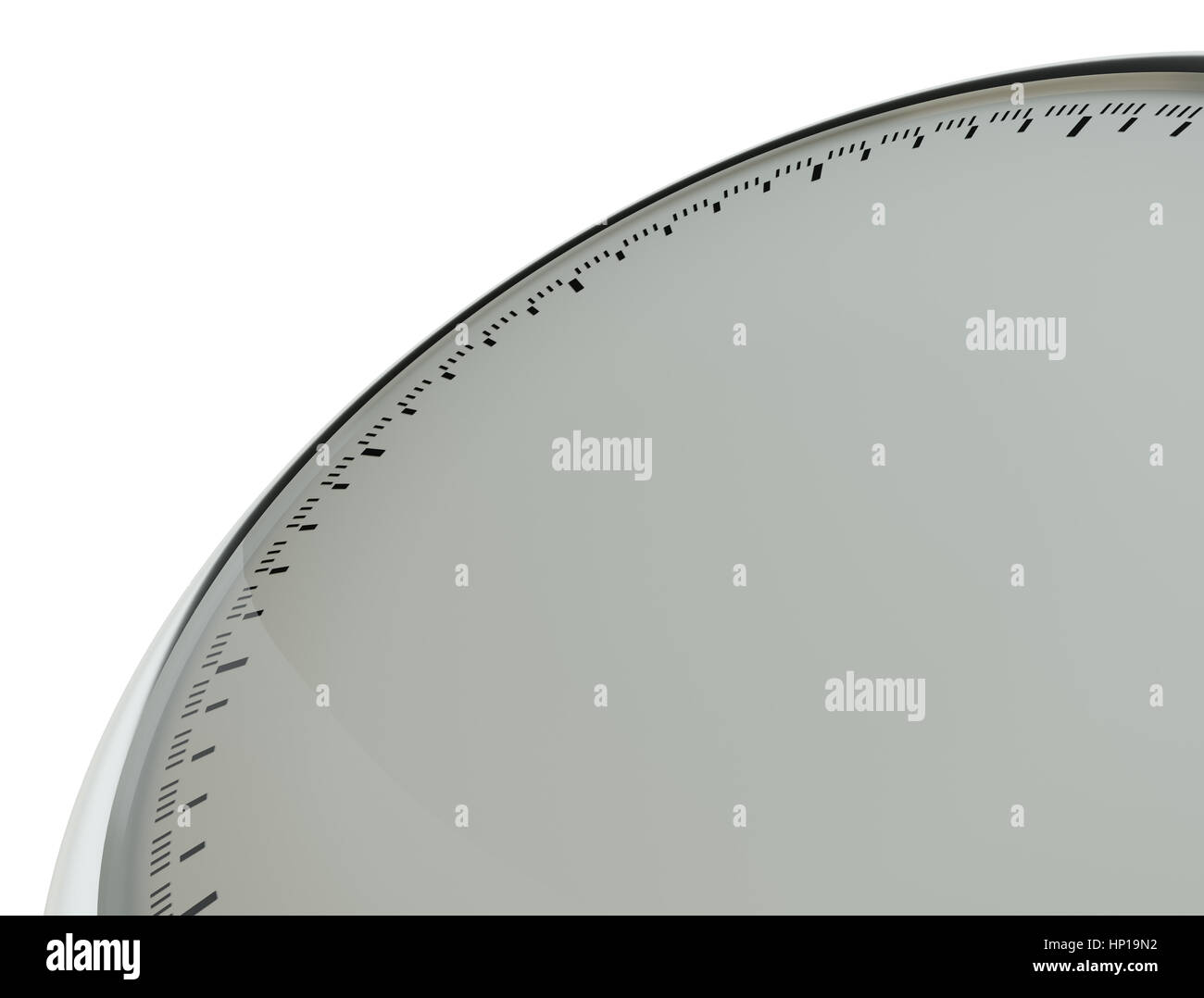 Clock face without numbers and arrows Stock Photo - Alamy