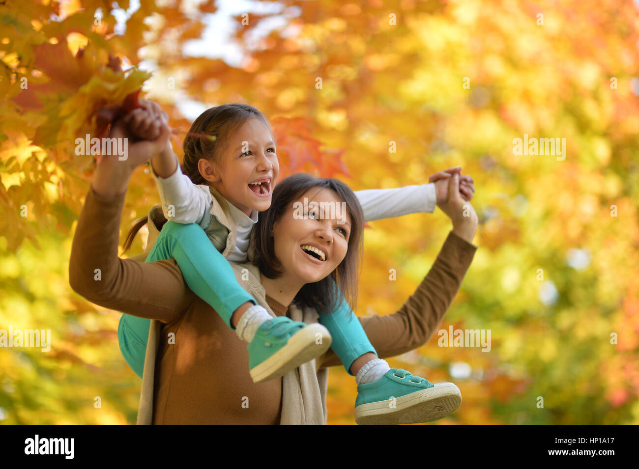 young mother and daughter Stock Photo - Alamy