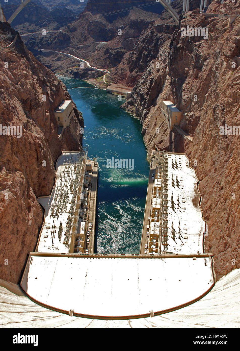 Hoover dam spillway hi-res stock photography and images - Alamy
