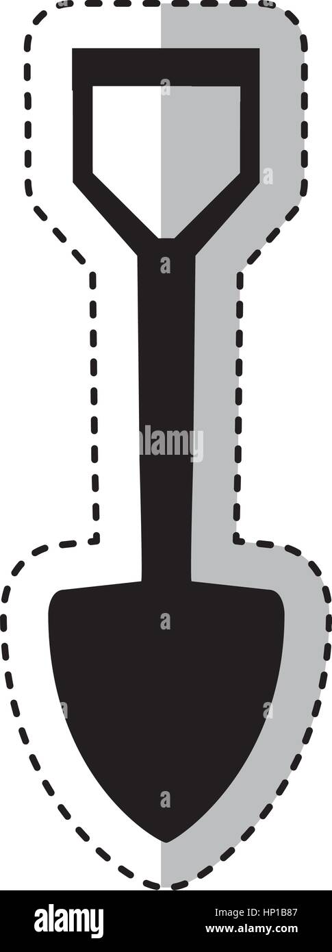 shovel construction isolated icon vector illustration design Stock ...