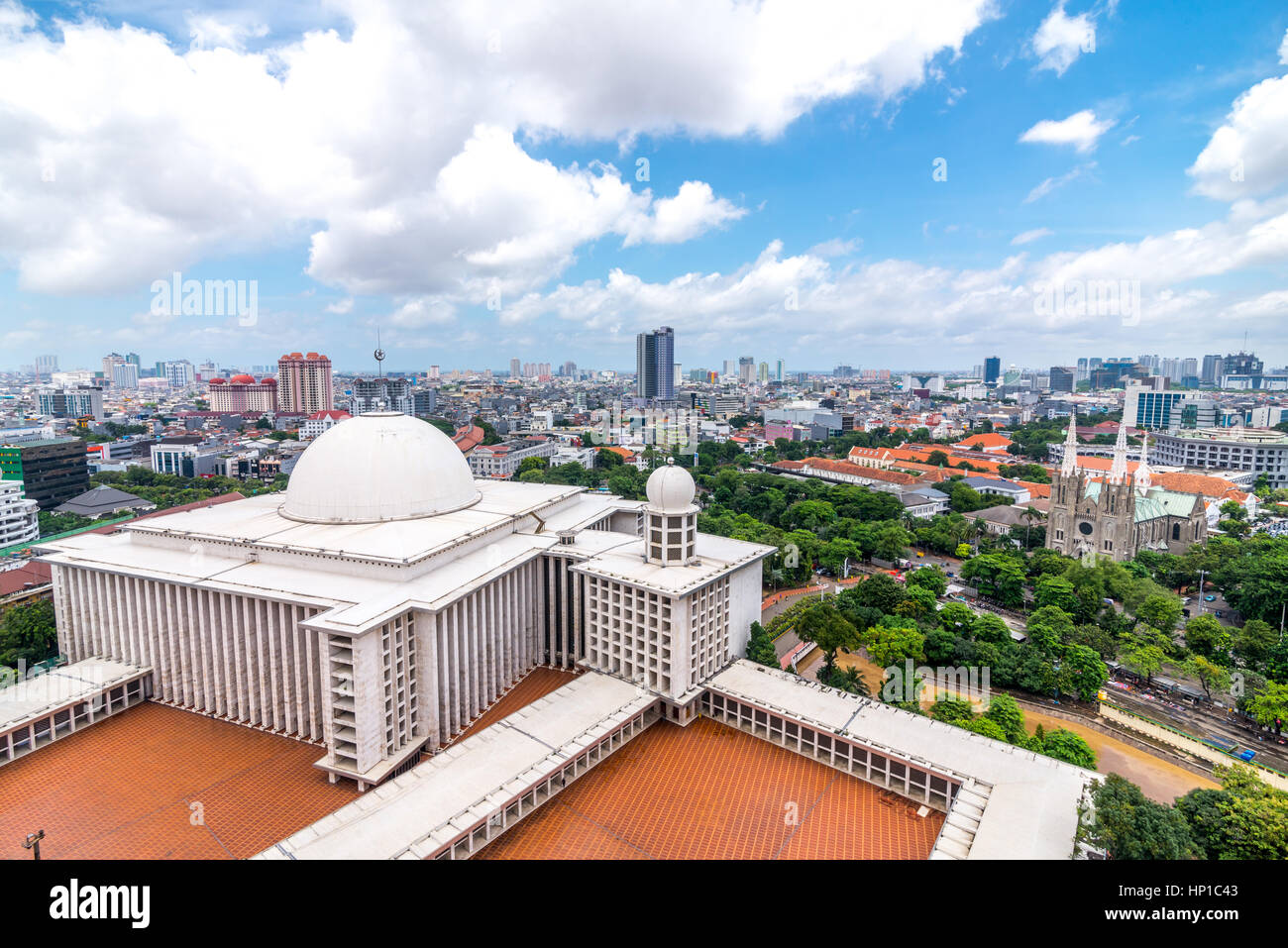 Jakarta, Indonesia. 16th of February 2017. The main building of ...