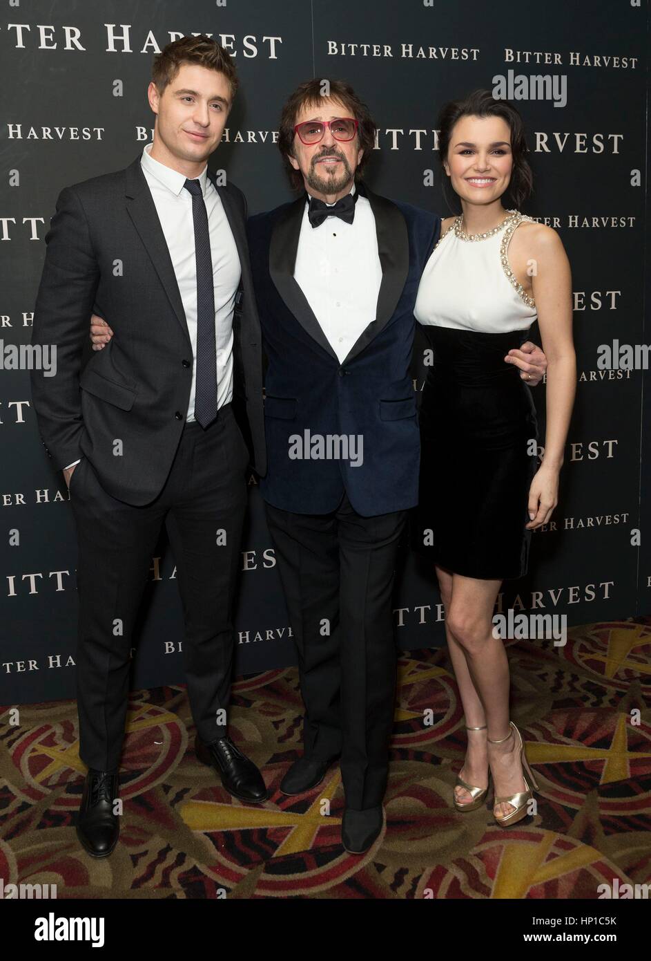 New York, NY, USA. 16th Feb, 2017. Max Irons, George Mendeluk, Samantha ...