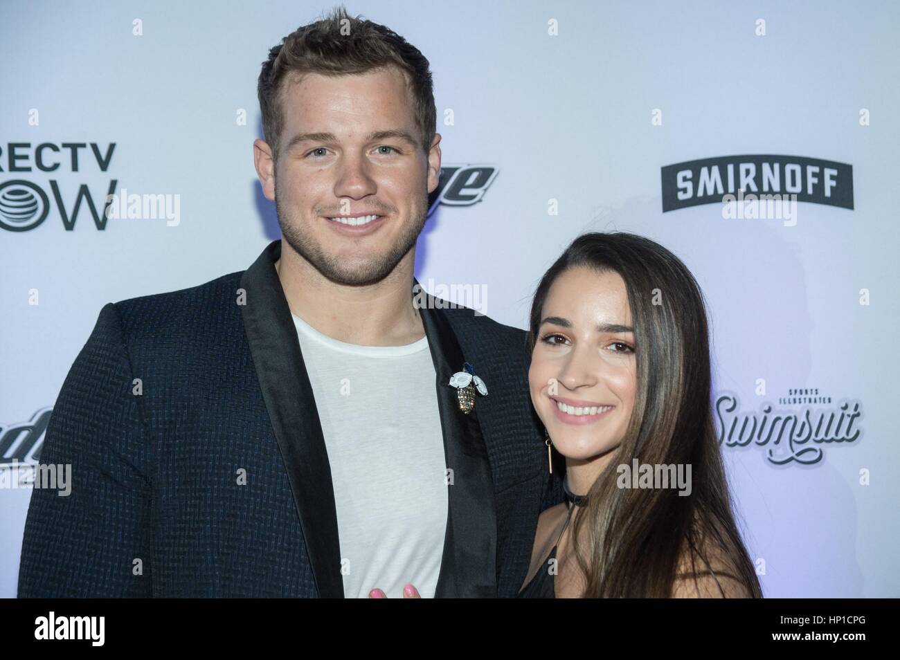 New York, NY, USA. 16th Feb, 2017. Colton Underwood, Aly Raisman at ...