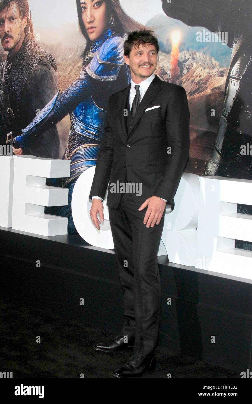 Los Angeles, CA, USA. 15th Feb, 2017. Pedro Pascal at arrivals for THE ...