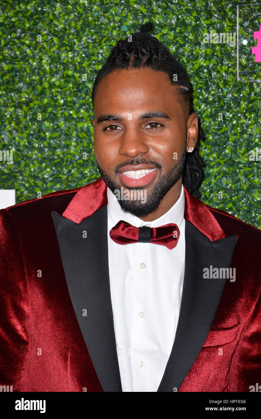 Los Angeles, California, USA. 16th February 2017. Singer Jason Derulo ...
