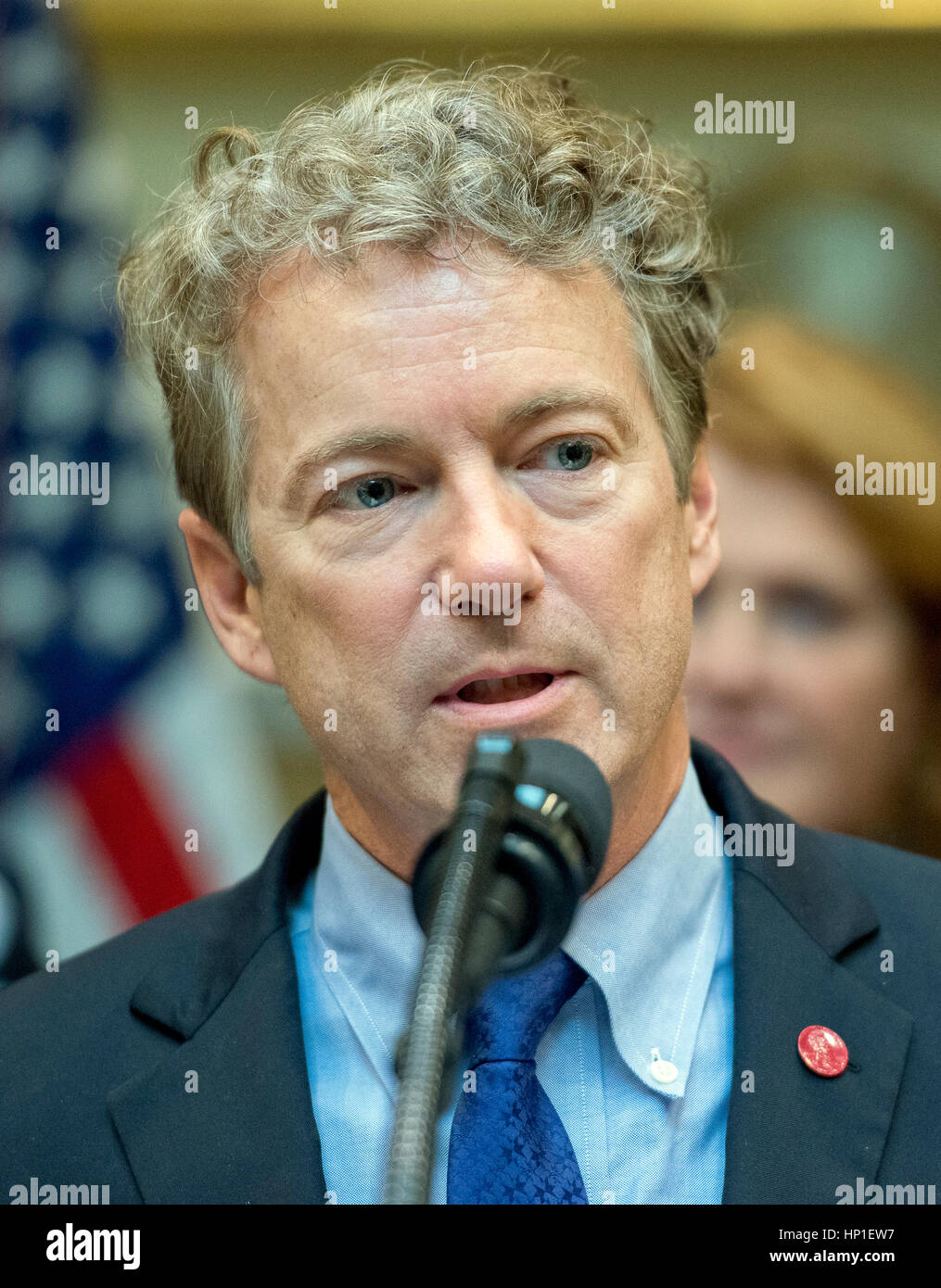 Washington DC, USA. 16th February 2017. United States Senator Rand Paul ...