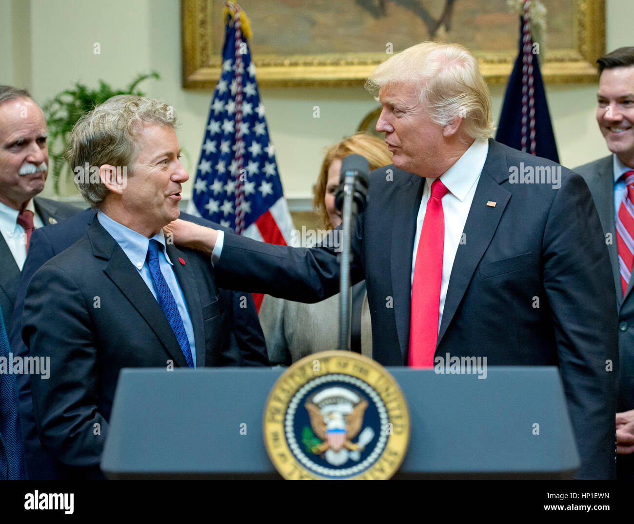 Washington DC, USA. 16th February 2017. United States President Donald ...