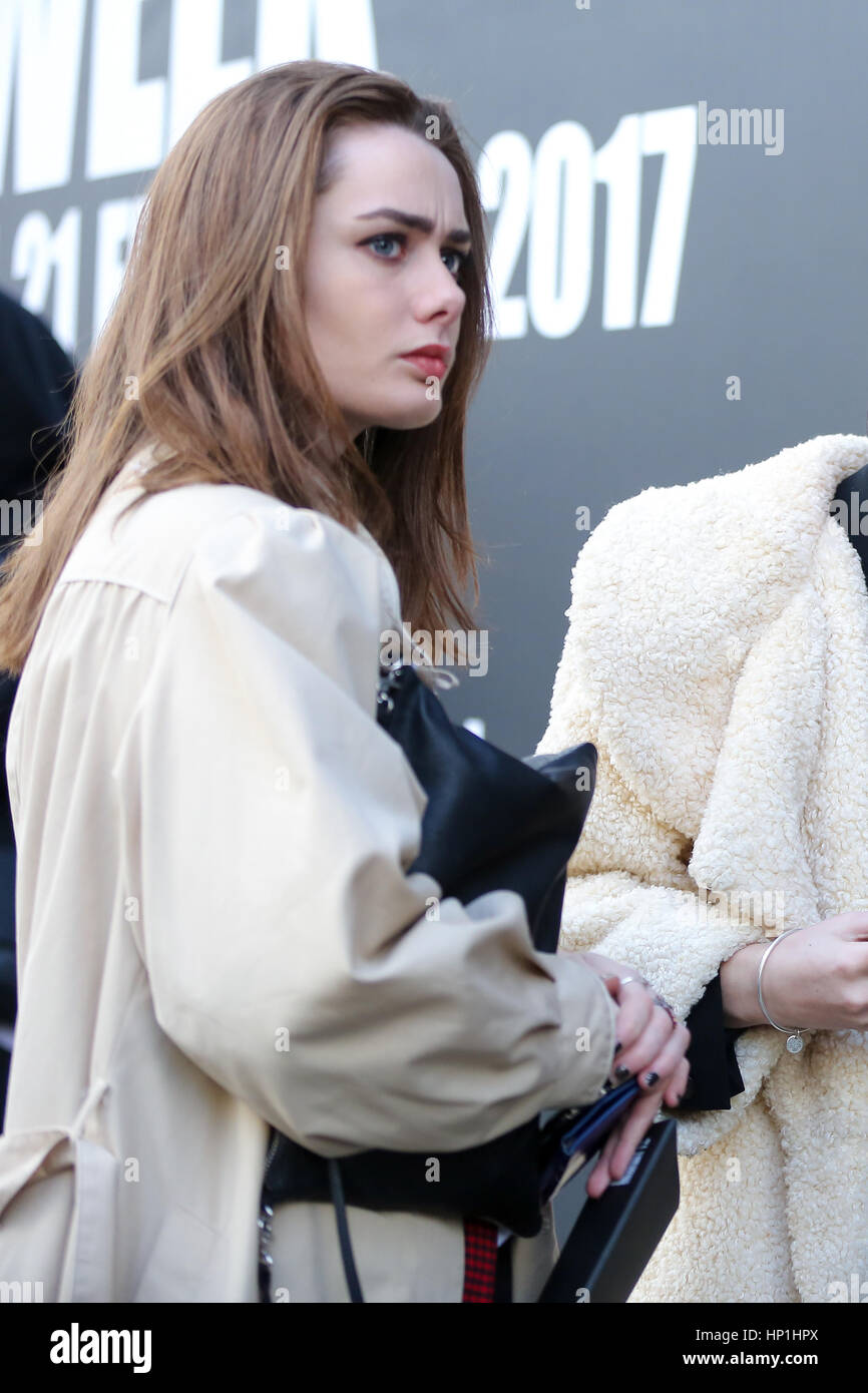 The Strand, London, UK. 17th Feb, 2017. Street Style on the day one of ...