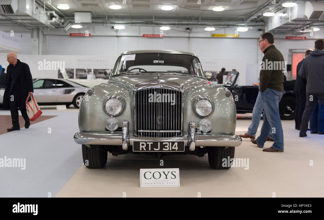 Olympia, London, UK. 17th Feb, 2017. Historic automobile fair and ...