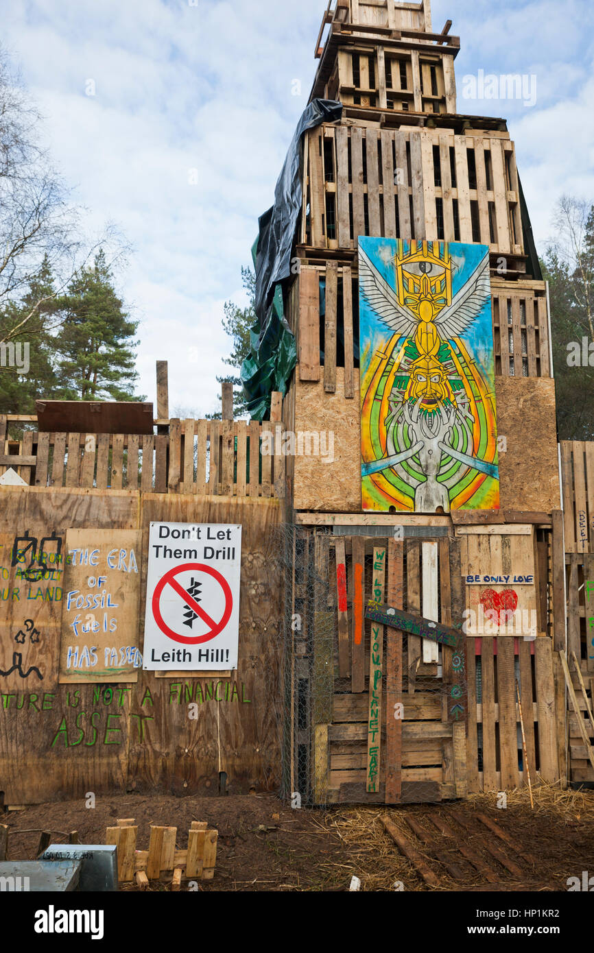 Abinger Forest, near Leith Hill, Coldharbour, Surrey, UK. 17th Feb ...
