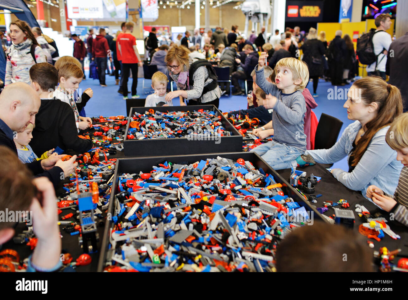 Copenhagen, Denmark. 17th Feb, 2017. Children and adults of all ages go ...