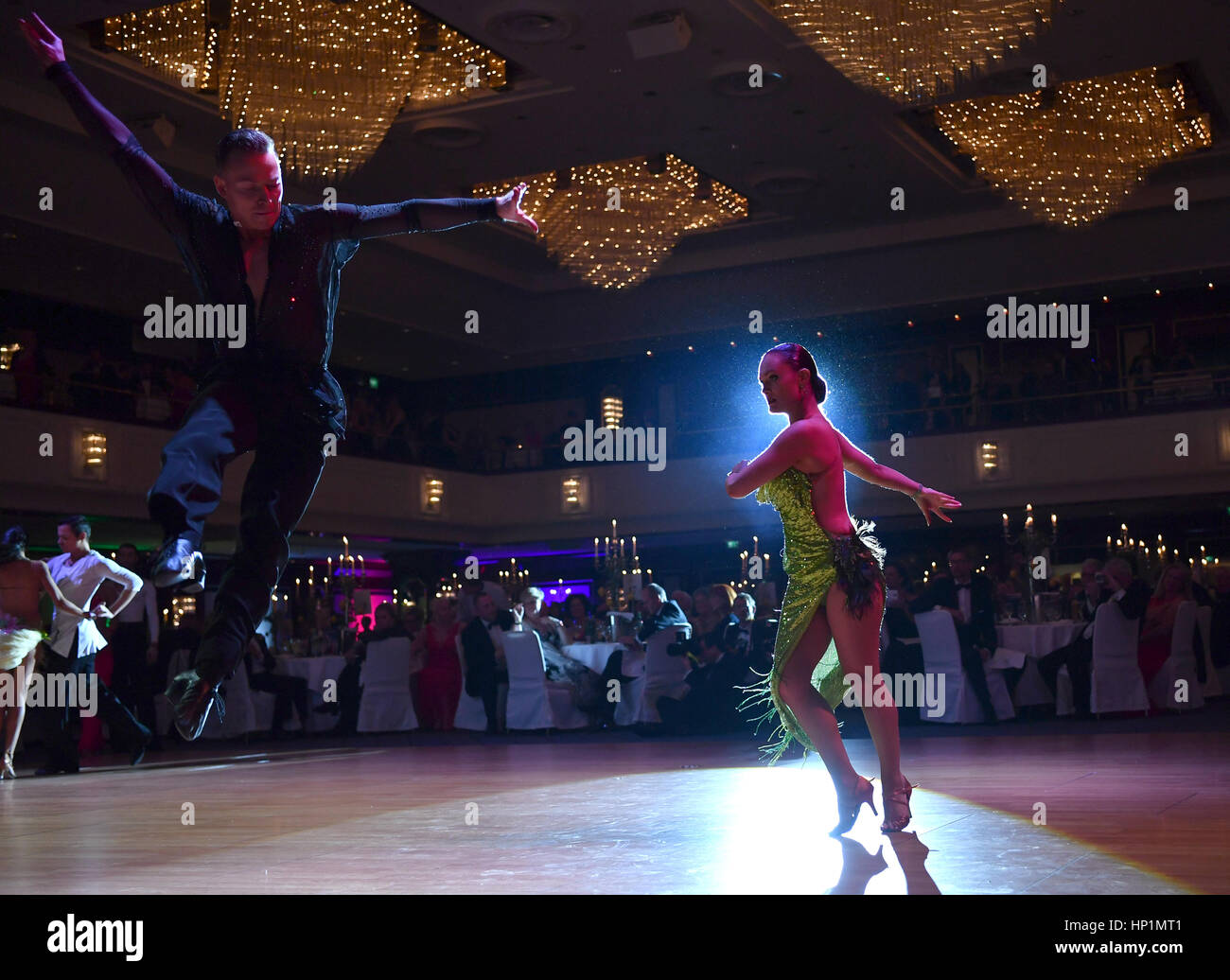 Berlin, Germany. 17th Feb, 2017. Members of the dance studio Creative ...