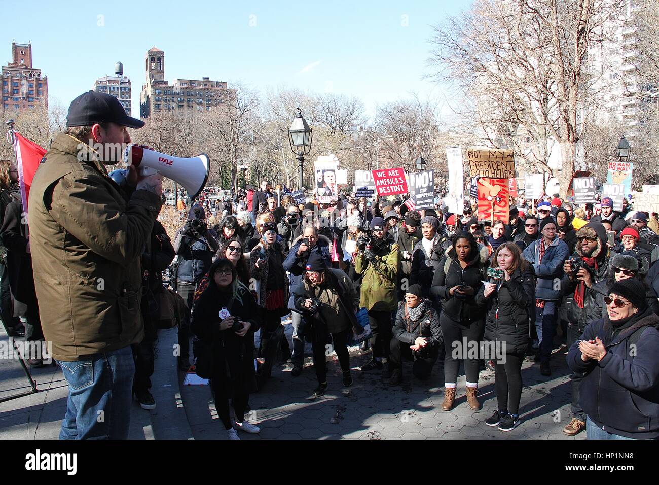 National strike day rally hi-res stock photography and images - Alamy