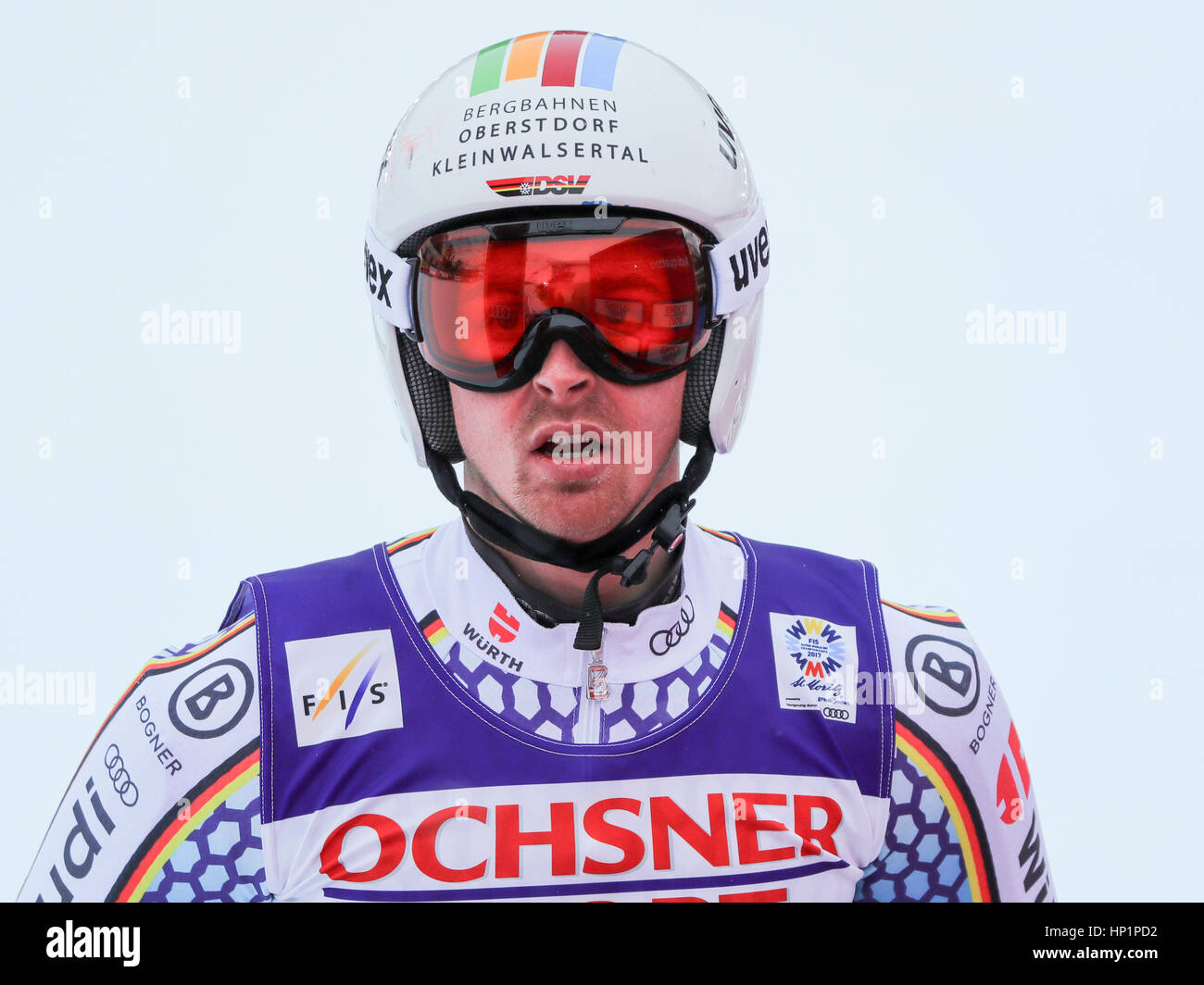 St Moritz, Switzerland. 17th February, 2017. Stefan Luitz from Germany ...