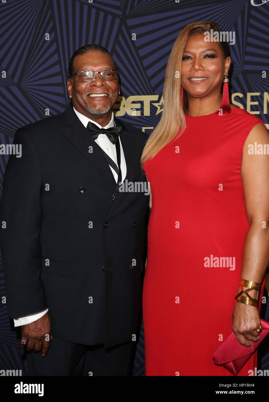 Beverly Hills, CA. 17th Feb, 2017. Lancelot Owens, Sr., Queen Latifah ...