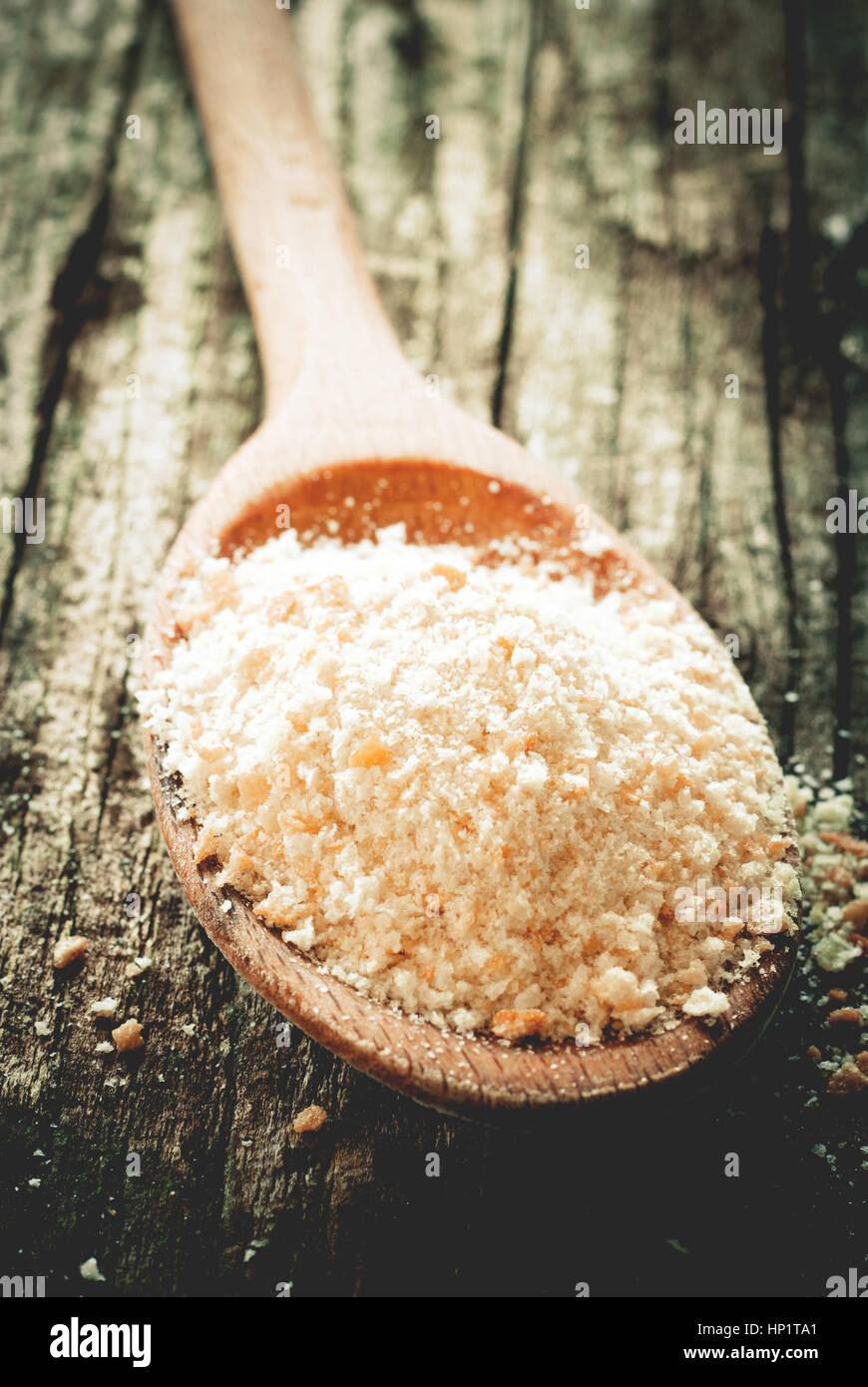 grated bread ingredient of italian cuisine Stock Photo - Alamy