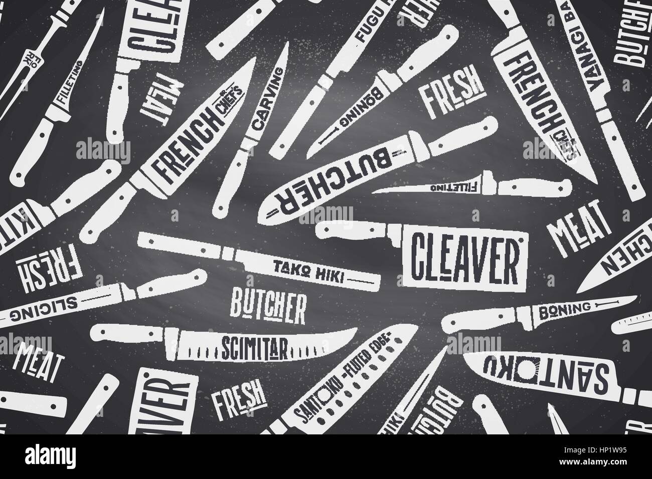 Cutting white fish Stock Vector Images - Alamy